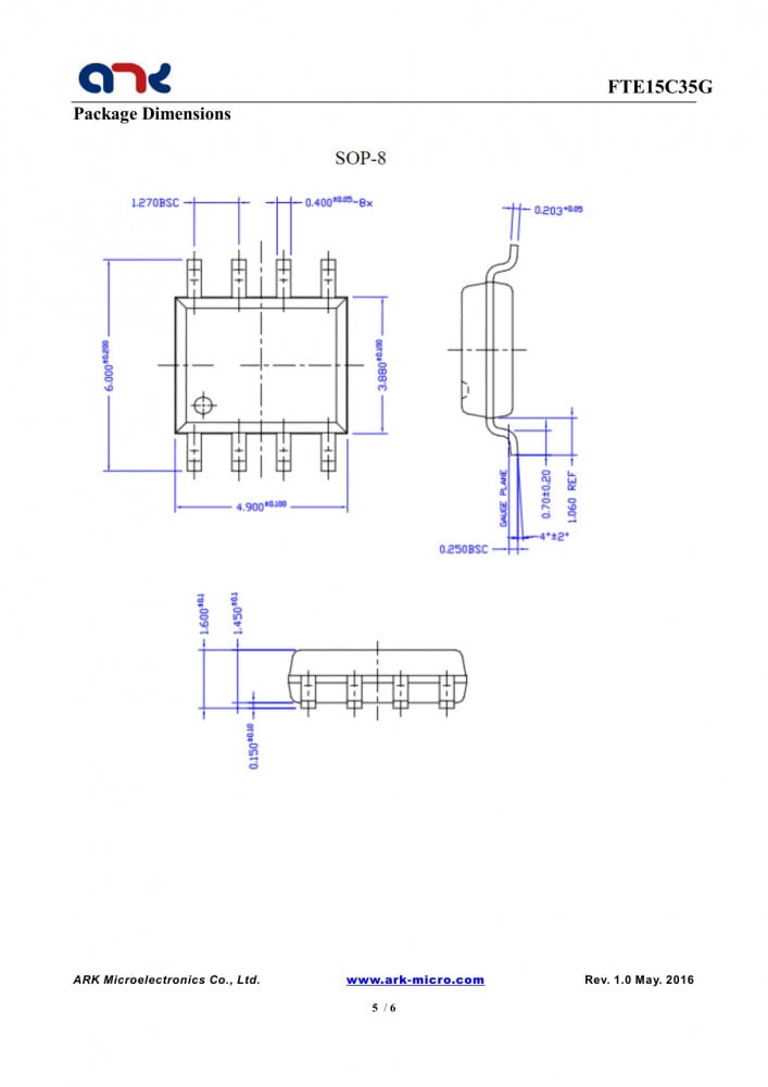 FTE15C35G datasheet page 5