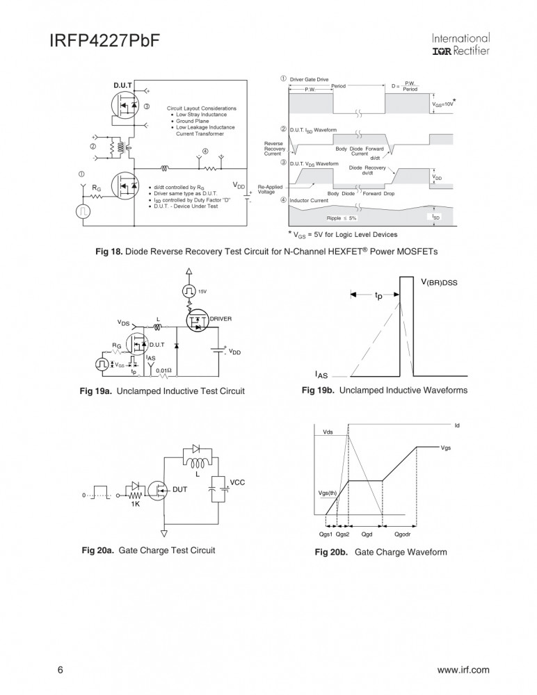 IRFP4227PBF datasheet page 6