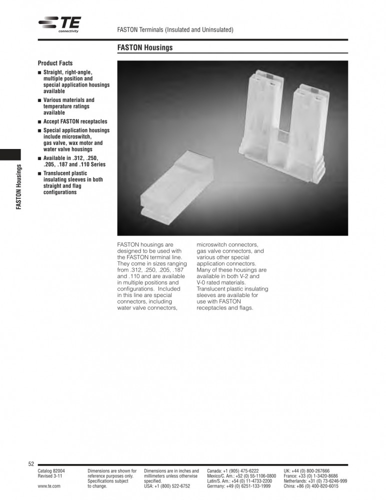 TE FASTON housing document page 1