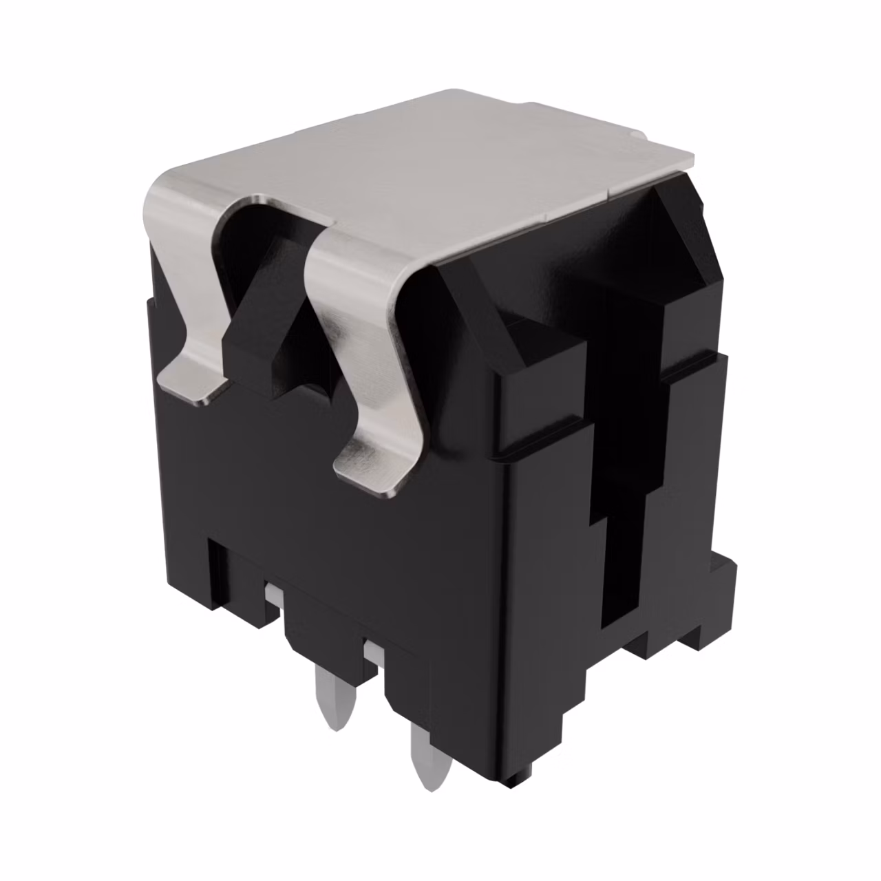 Micro-Fit 3.0 Vertical Header, 3.00mm Pitch, Dual Row, 4 Circuits, Straight Tail, with PCB Polarizing Peg, 2.54µm Matte Tin Plating, Glow-Wire Capable, Black, Tape and Reel, with Pick and Place Cap for sale