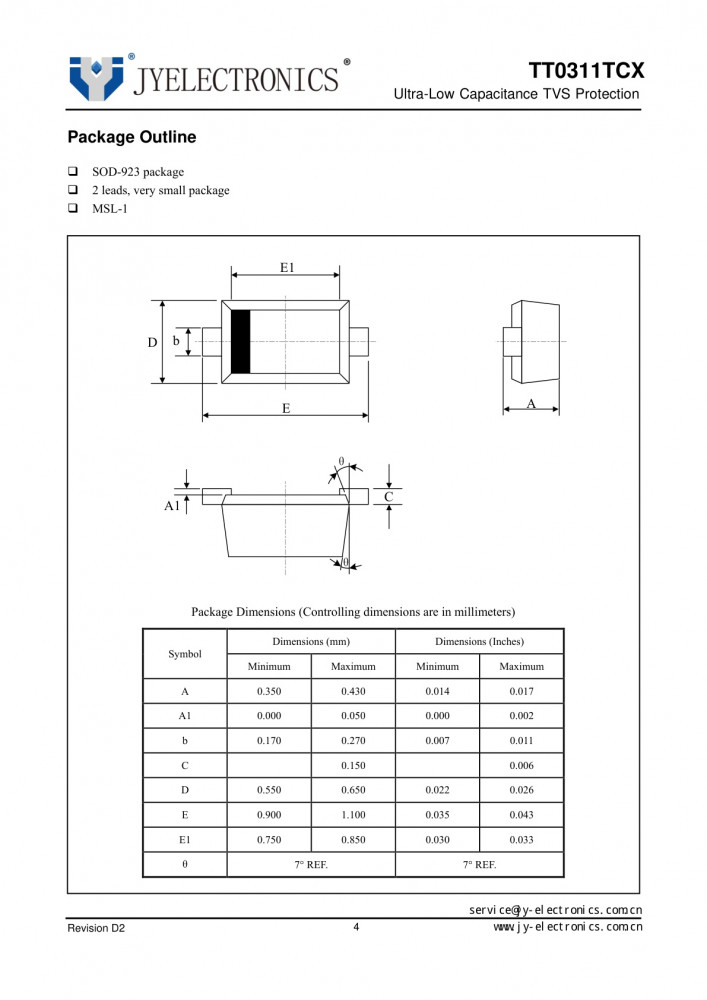 TT0311TCX datasheet page 4
