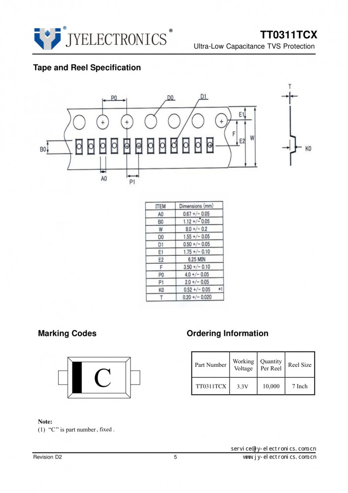 TT0311TCX datasheet page 5