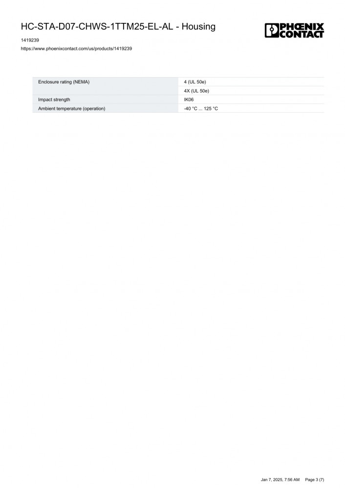 Phoenix Contact 1419239 product documentation page 3