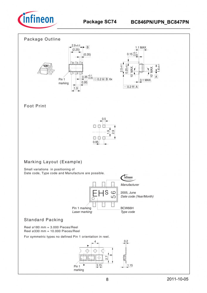 BC846PN datasheet page 8