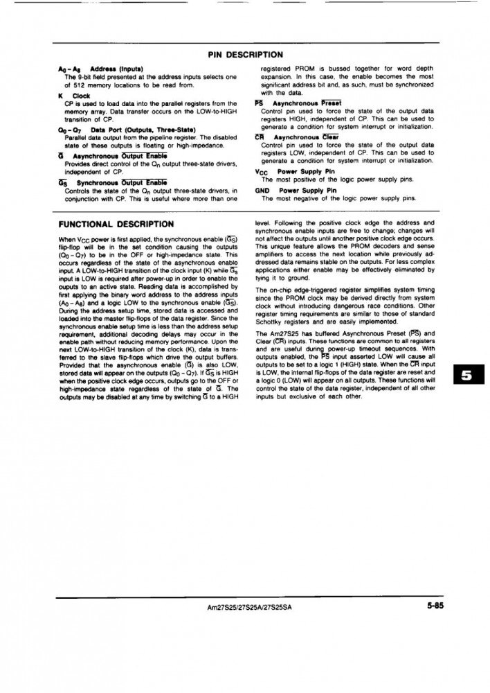 AM27S25APC datasheet page 6