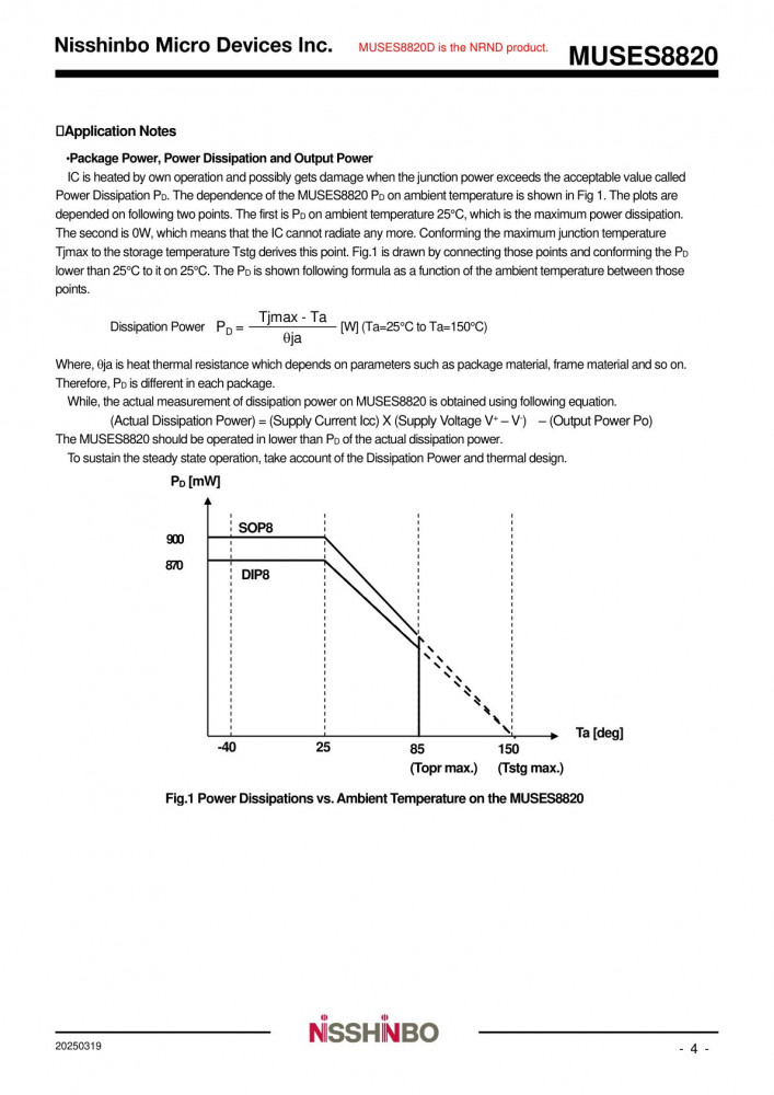 MUSES8820 datasheet page 4