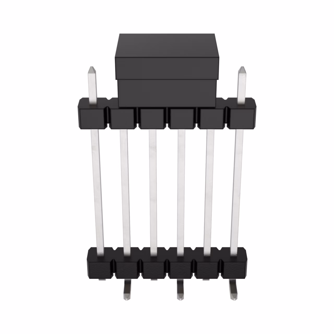 Milli-Grid PCB Header, 2.00mm Pitch, Surface Mount, Single Row, Dual Body, Vertical, 6 Circuits, 2.50µm Tin (Sn) Plating, 15.00mm Stacking Height, Tape and Reel, with Cap, Lead-Free for sale
