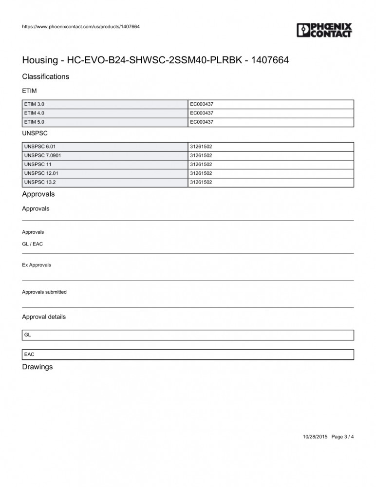 Phoenix Contact 1407664 product documentation page 3