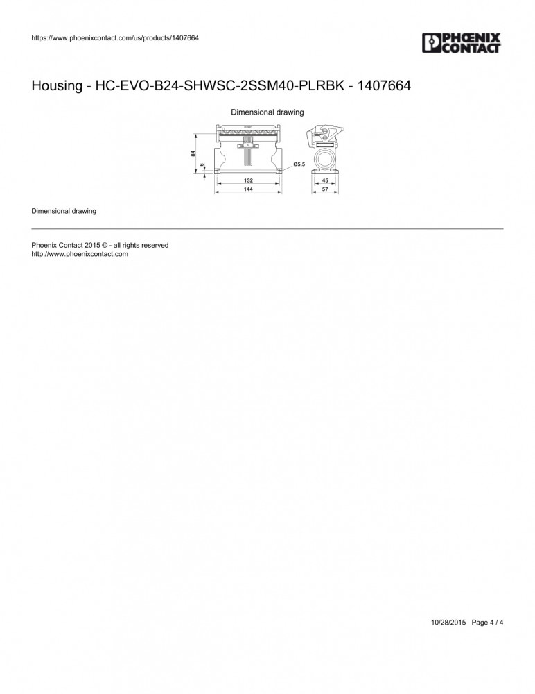 Phoenix Contact 1407664 product documentation page 4