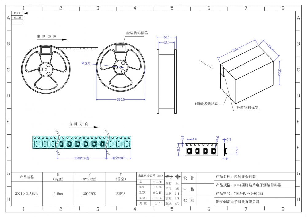 CAX TS3425PA specification page 3