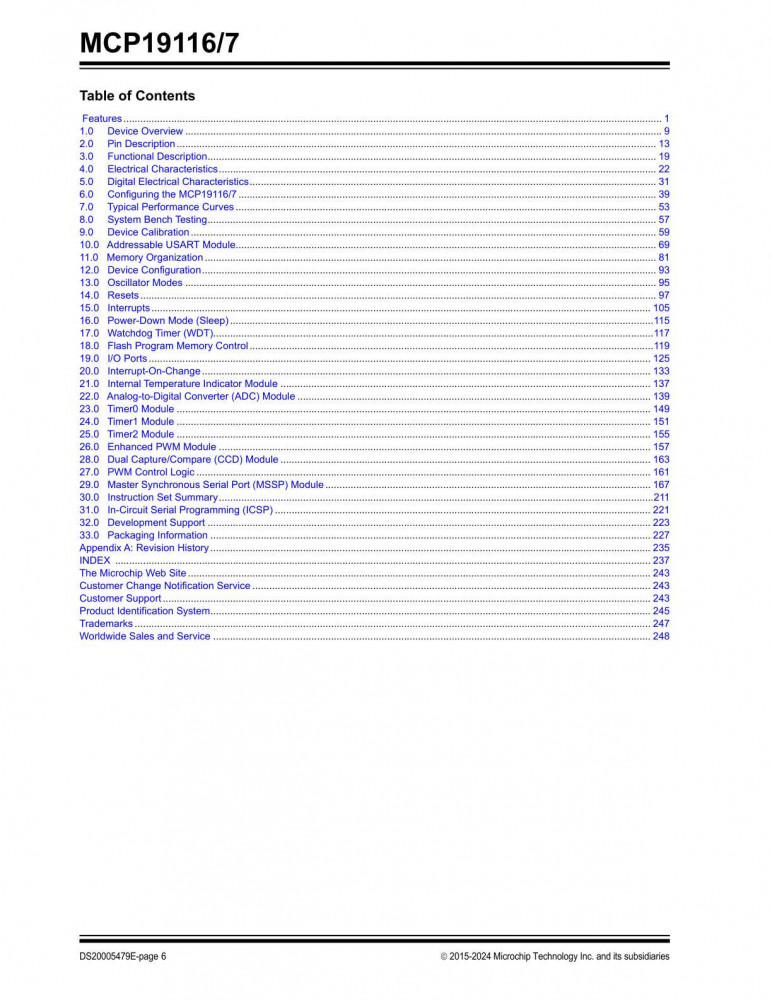 MCP19117 technical document page 6