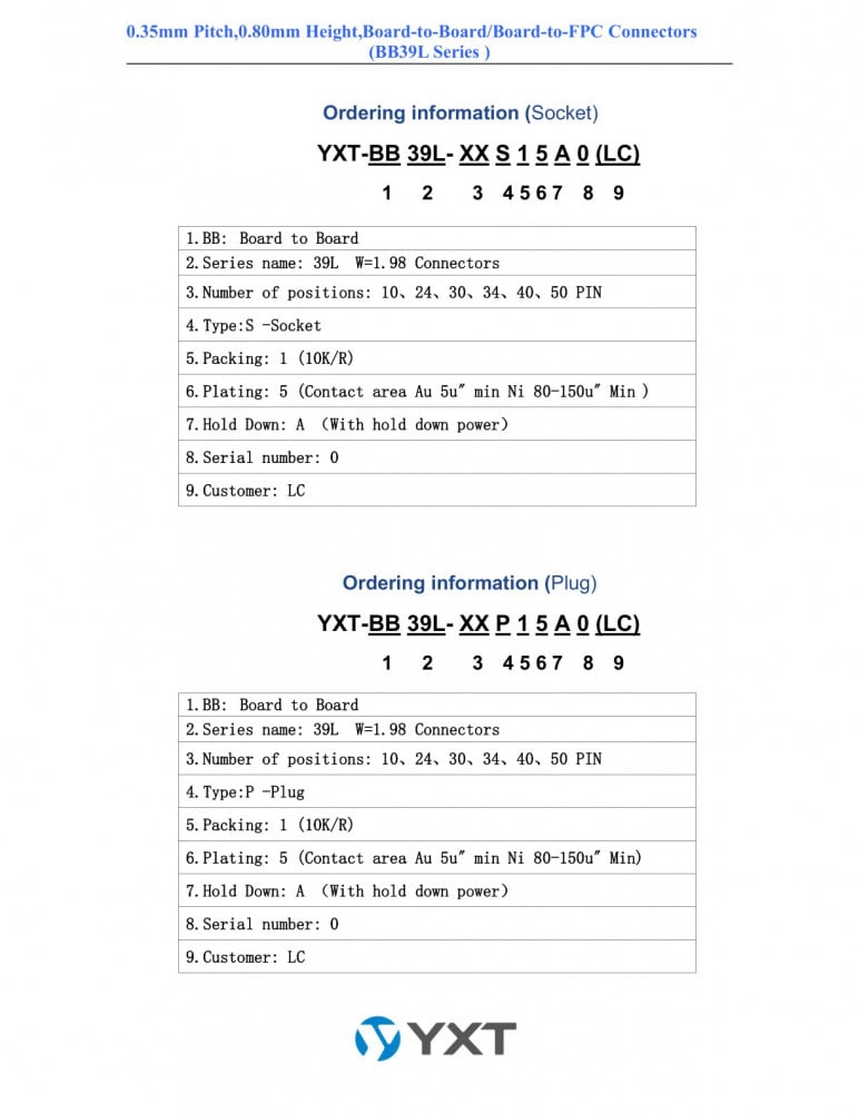 YXT BB39L technical document page 5