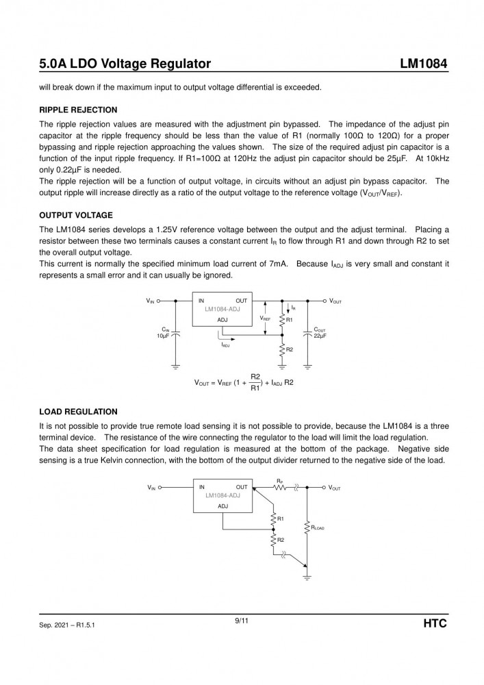LM1084RS-ADJ datasheet page 9