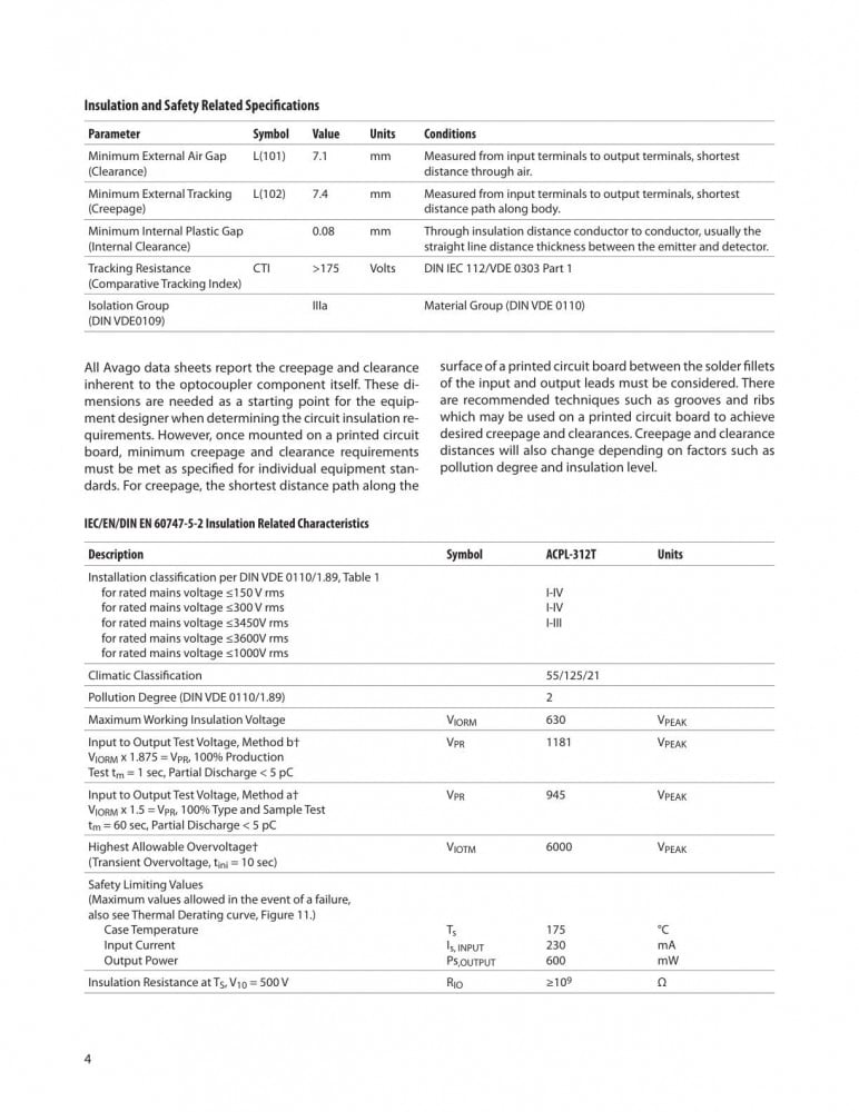 ACPL-312T-500E datasheet page 4