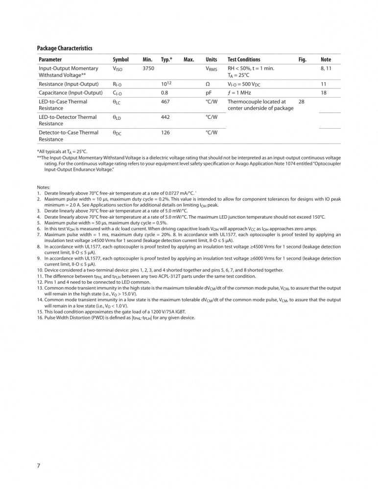 ACPL-312T-500E datasheet page 7