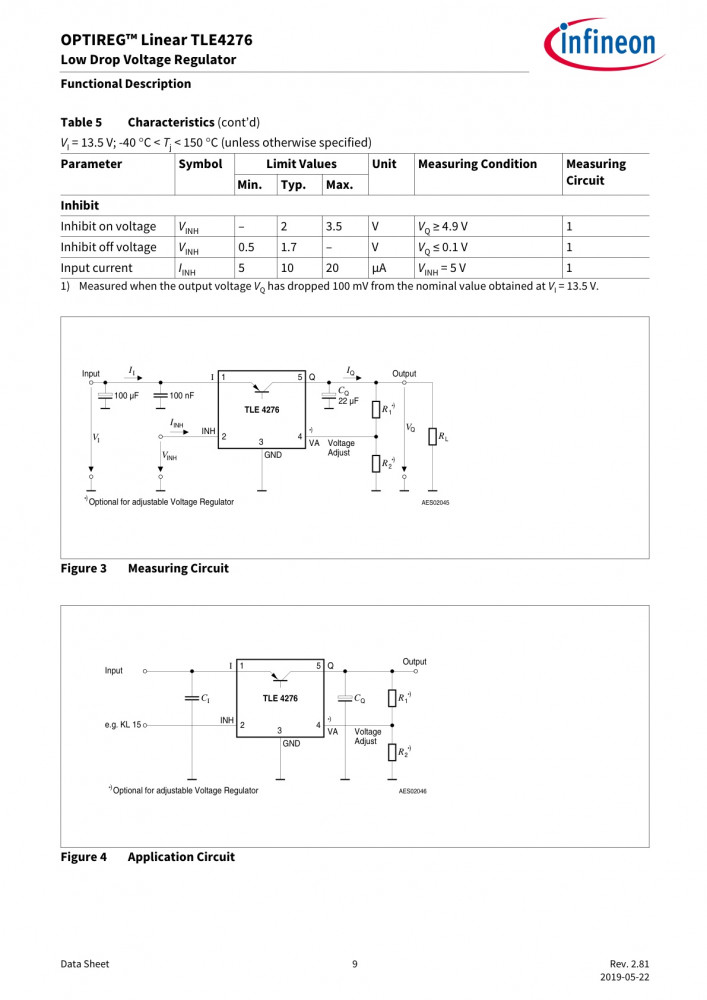 TLE4276 technical document page 9