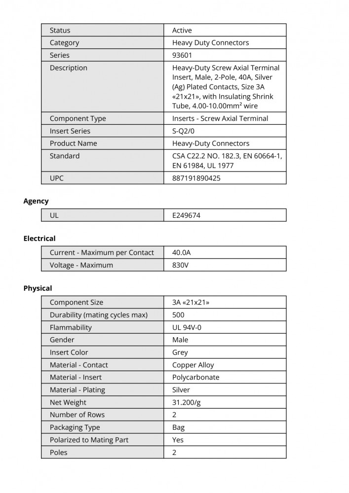 MOLEX 936010434 technical document image 2