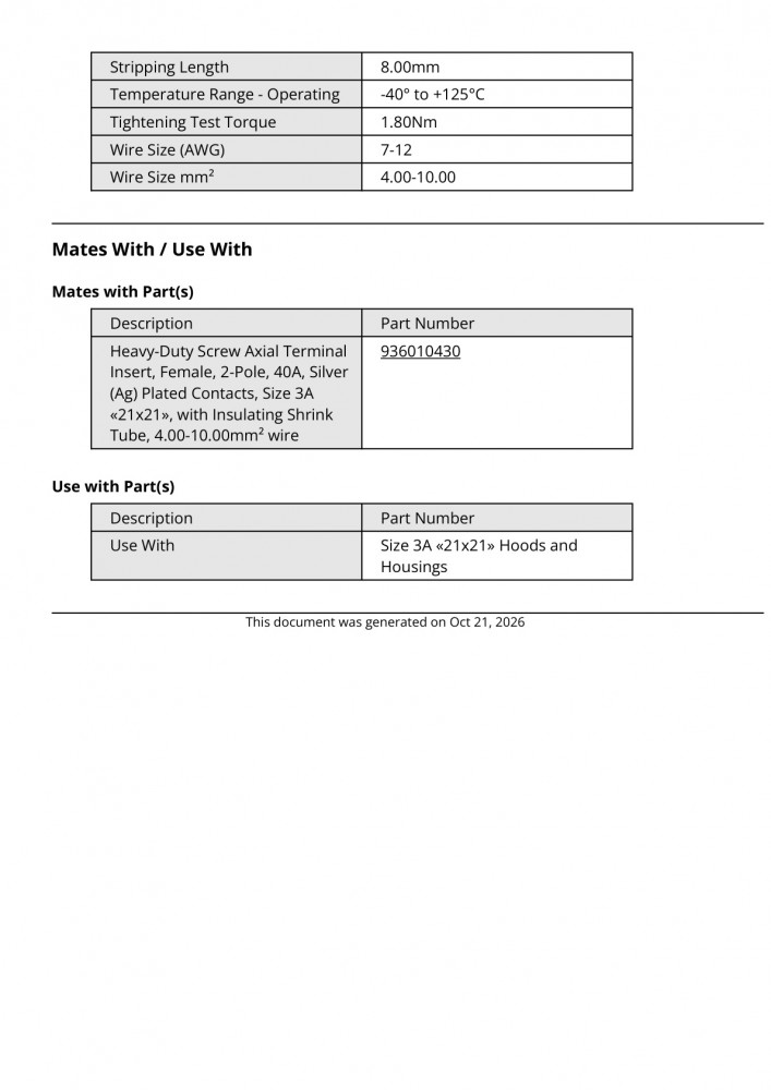 MOLEX 936010434 technical document image 3