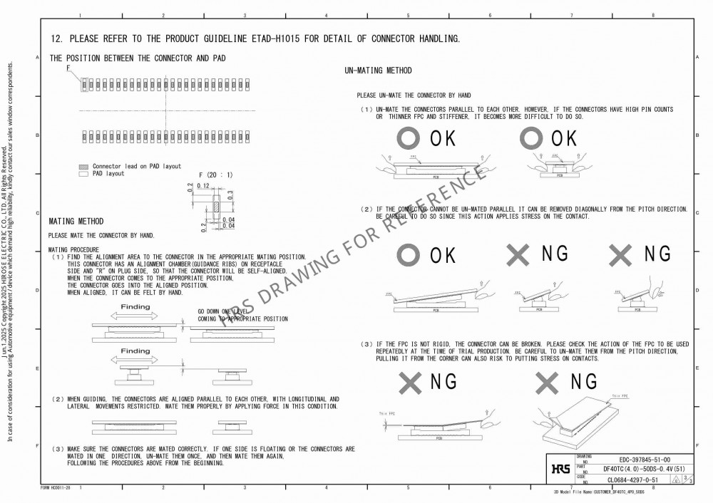 HRS DF40 connector handling page 3