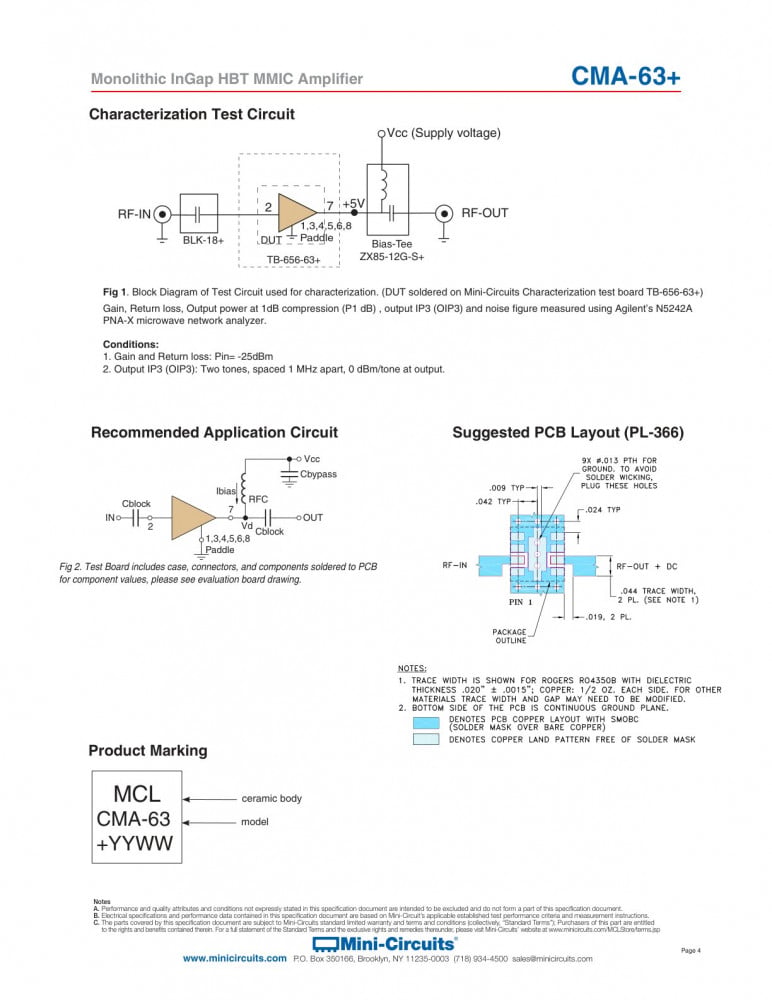 CMA-63+ datasheet page 4