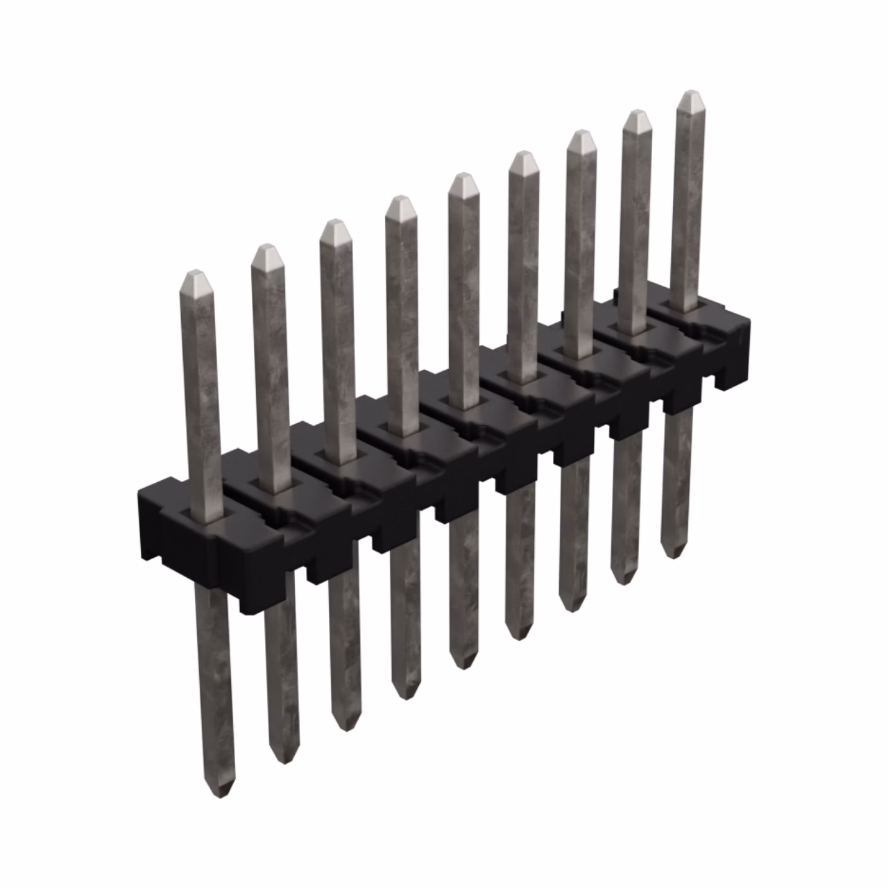 KK 396 Breakaway Header, Vertical, 9 Circuits, Matte Tin (Sn) Plating, Pin Length 26.21mm for sale