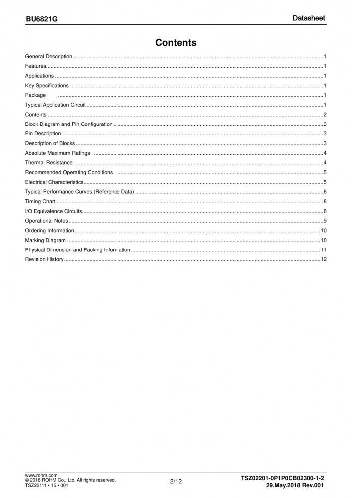 BU6821G-TR datasheet page 2