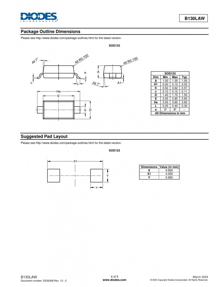 B130LAW-7-F datasheet page 4