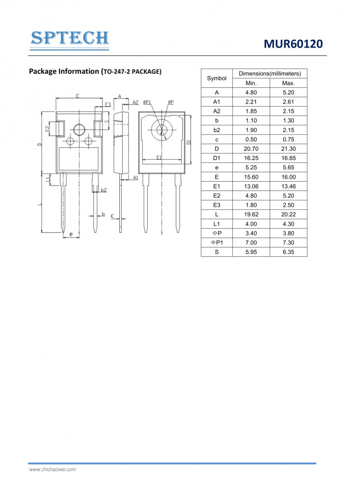 MUR60120 datasheet page 3