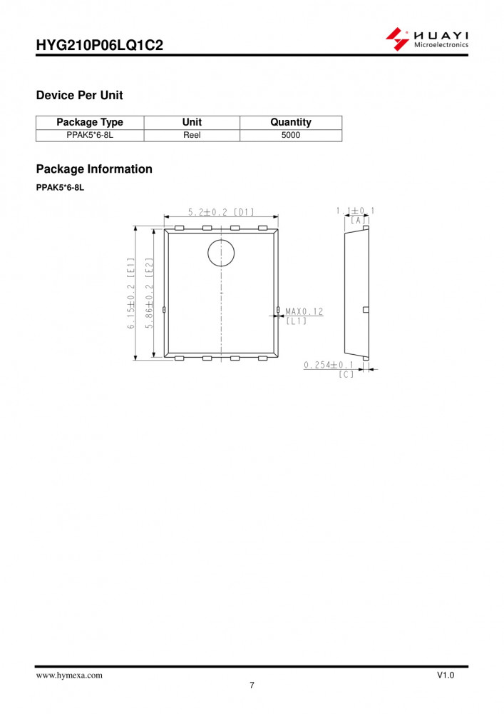 HYG210P06LQ1C2 datasheet page 7