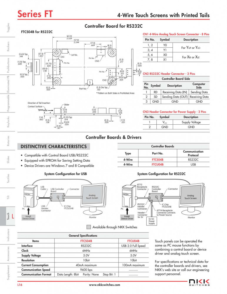 NKK touch screen technical document page 7
