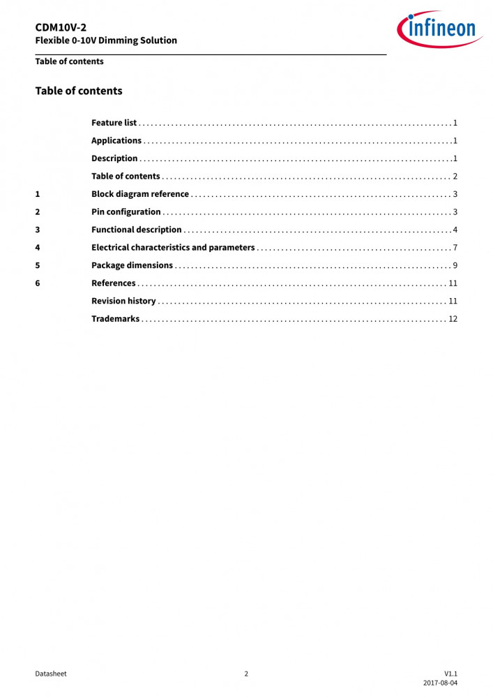 CDM10V-2 datasheet page 2