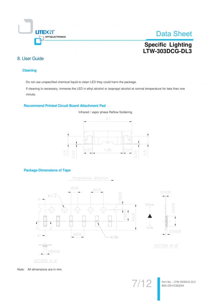 LTW-303DCG-DL3 datasheet page 8