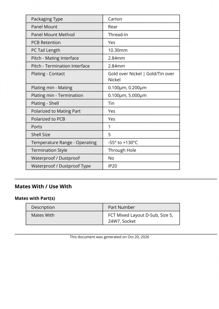 MOLEX 1731070343 technical document page 3