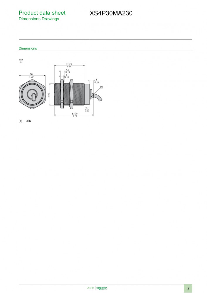 XS4P30MA230 technical document page 3