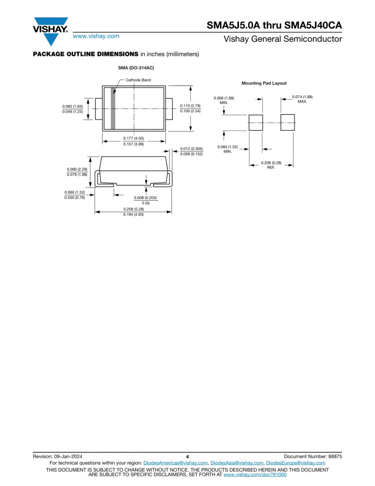 SMA5J datasheet page 4