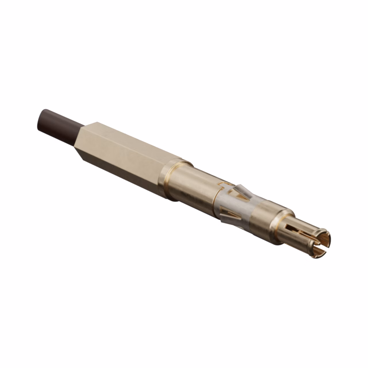 MPRF Plug, Non-Magnetic, Straight, Crimp, RG178 Cable, with Retention Clip, Tray, 50 Ohms for sale