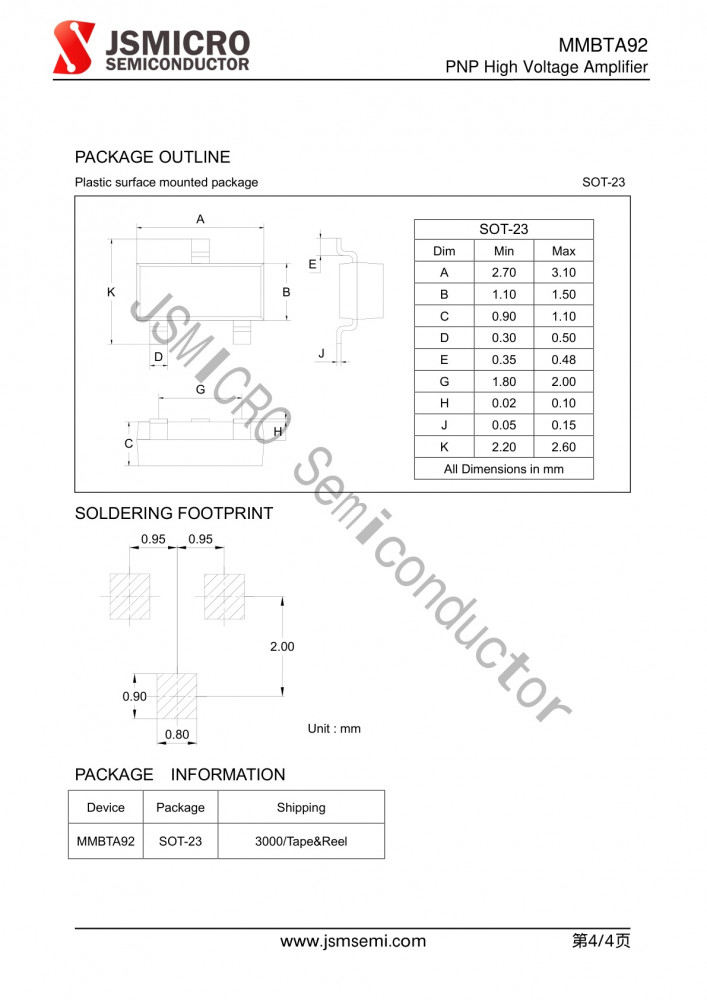 MMBTA92 datasheet page 4