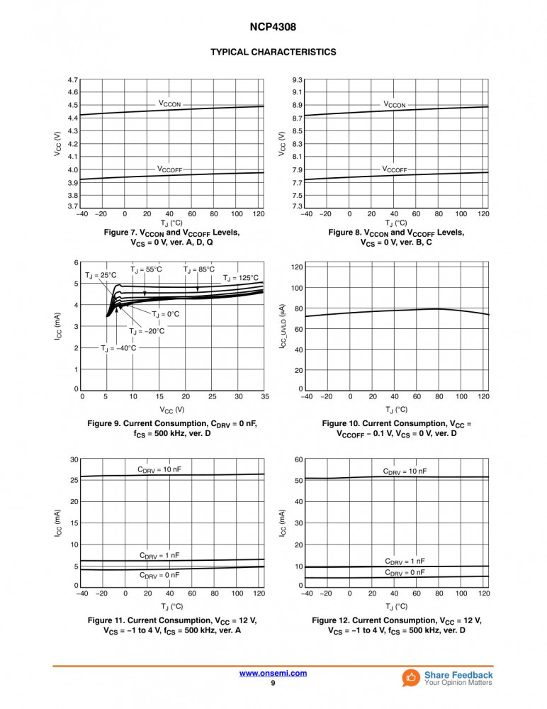 NCP4308 datasheet page 9