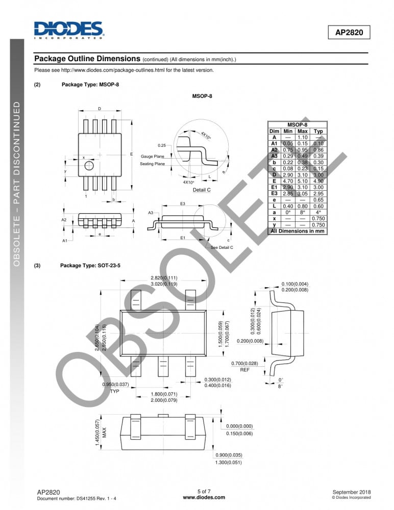 AP2820 datasheet page 5