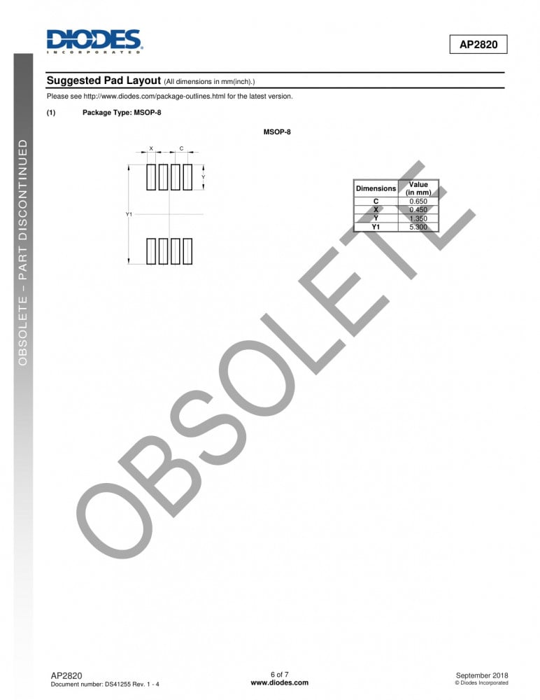 AP2820 datasheet page 6