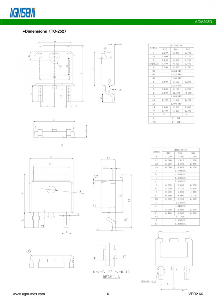AGM208D datasheet page 6