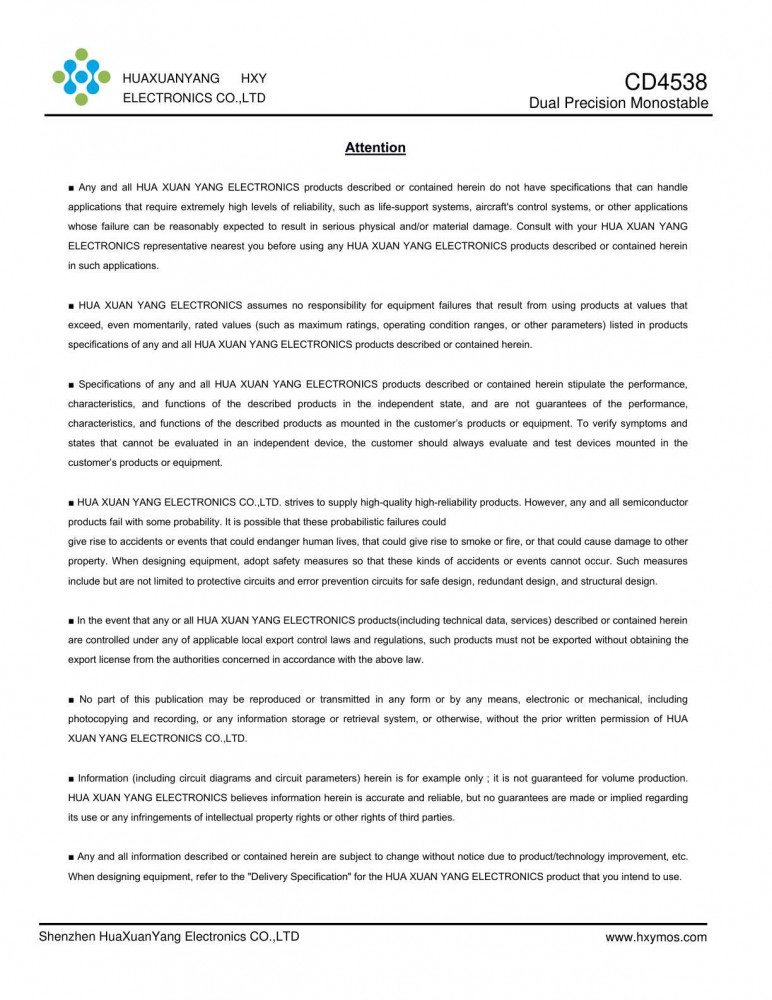 CD4538-HXY datasheet page 10