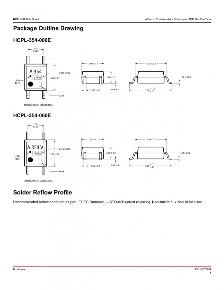 HCPL-354 datasheet page 3