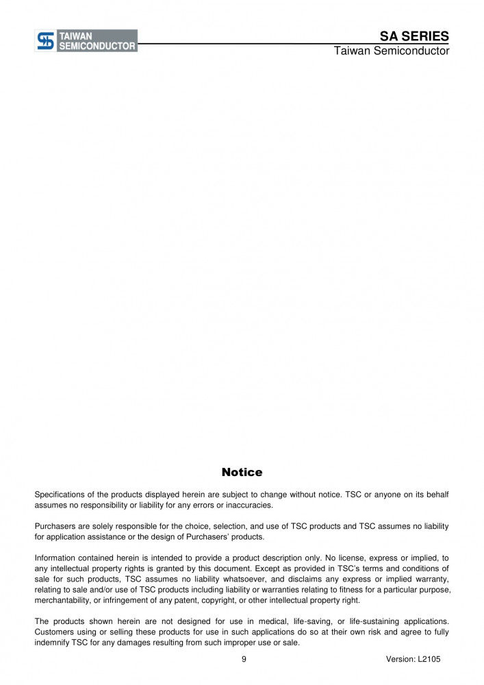 SA30 datasheet page 9