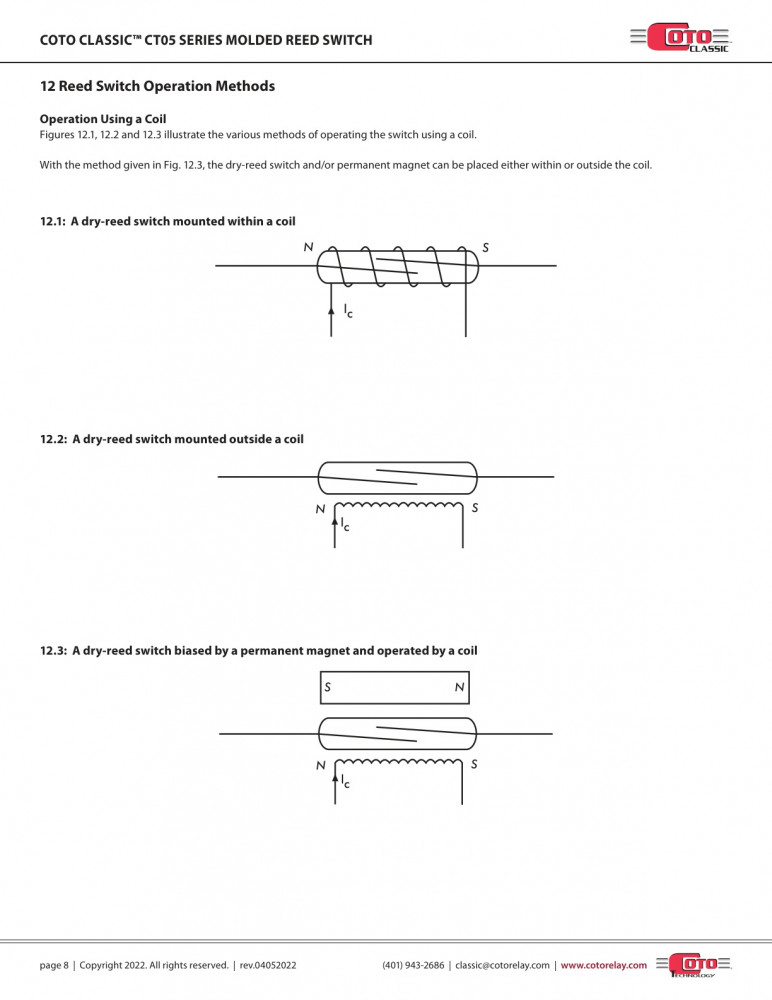 COTO CT05 datasheet page 8
