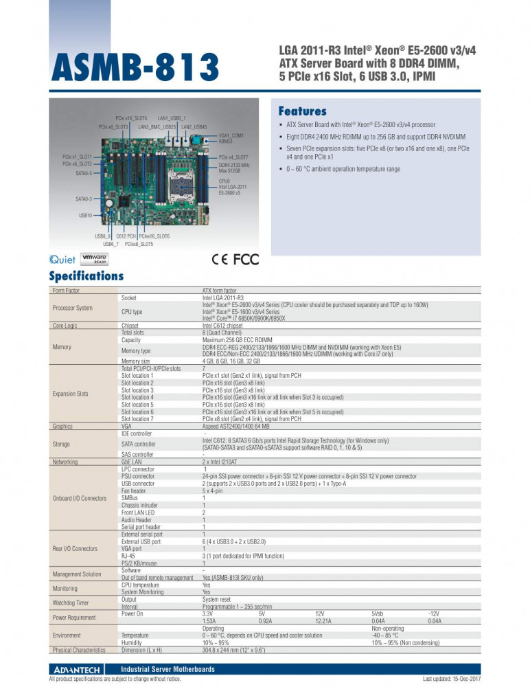 ASMB-813I-00A1E technical datasheet page 1