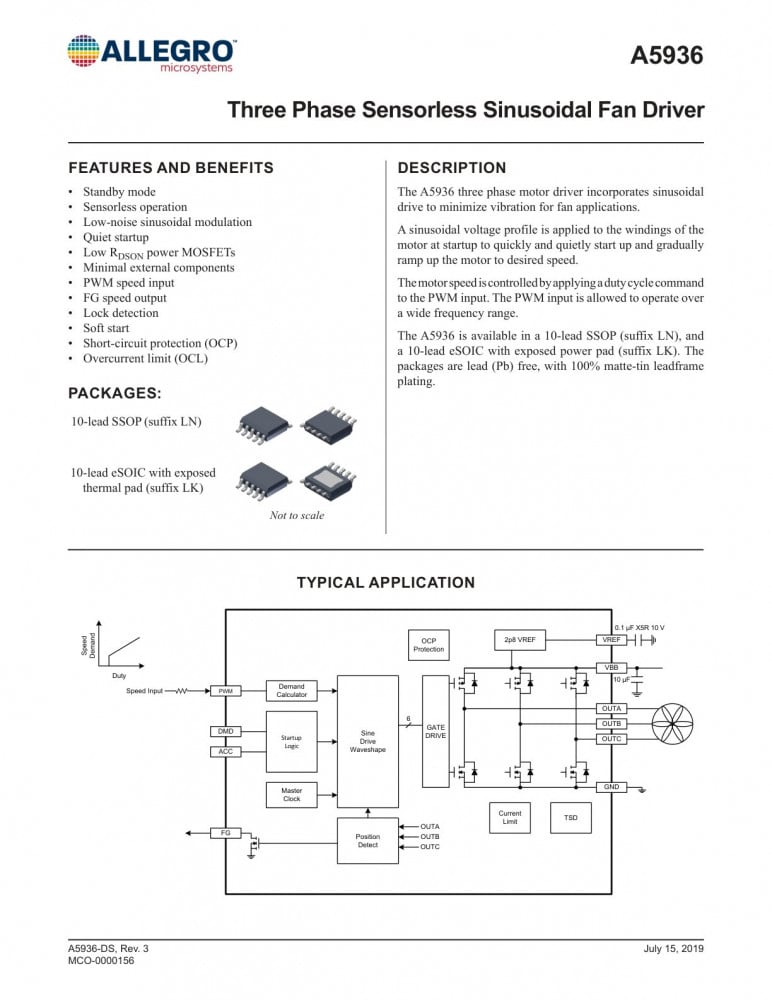 A5936GLKTR-T datasheet page 1