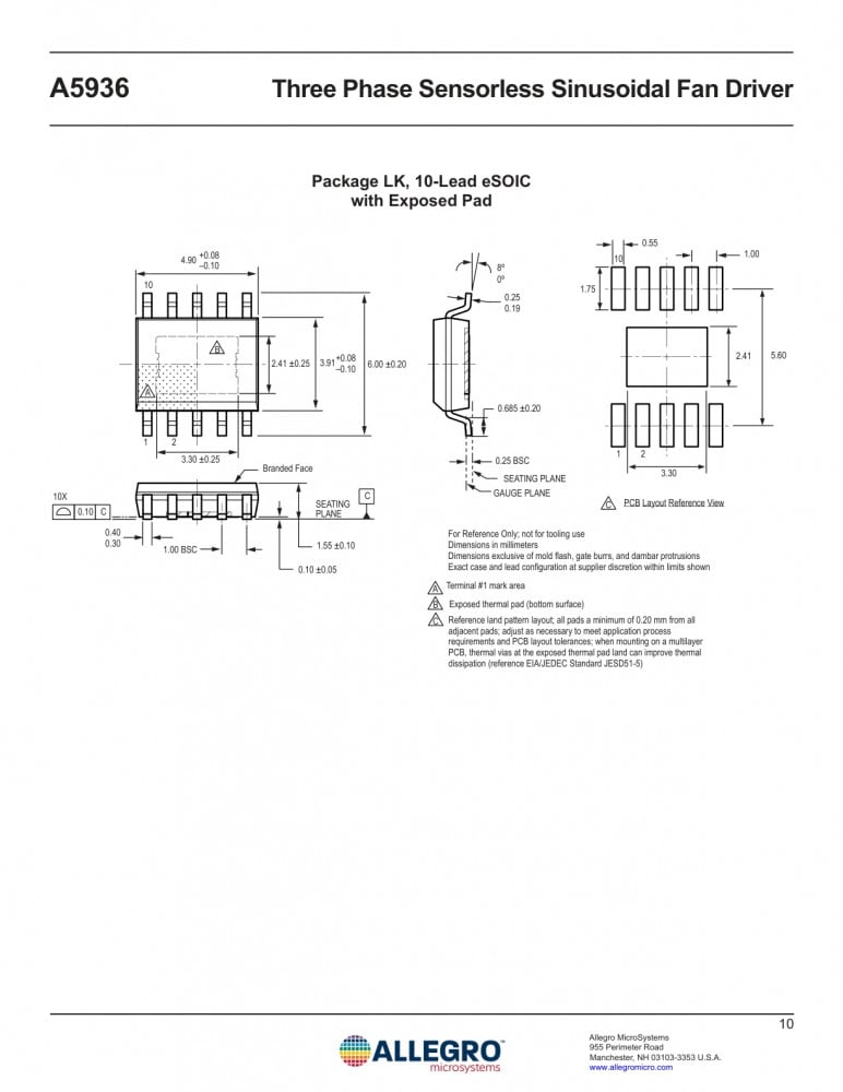 A5936GLKTR-T datasheet page 10