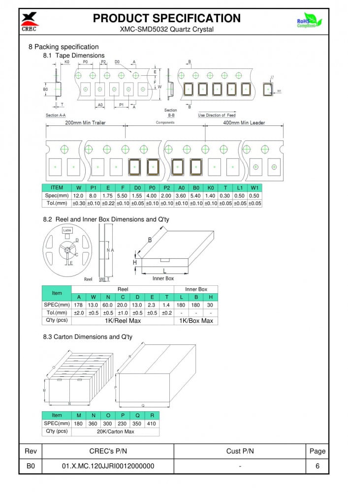 CREC XMC-SMD5032 specification page 7