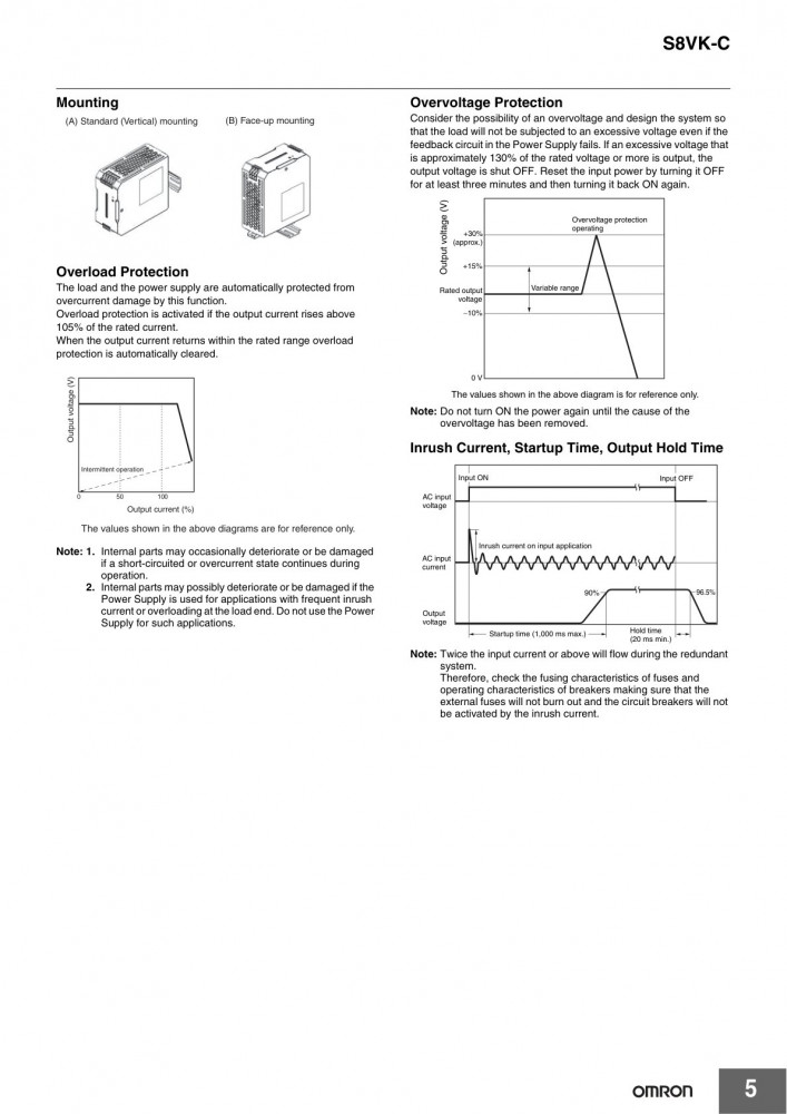 S8VK-C series documentation page 5